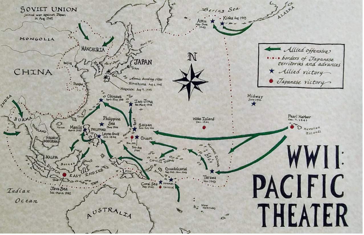 The Pacific: America in WWII, 1941-45 | History Tours | Private & Group ...